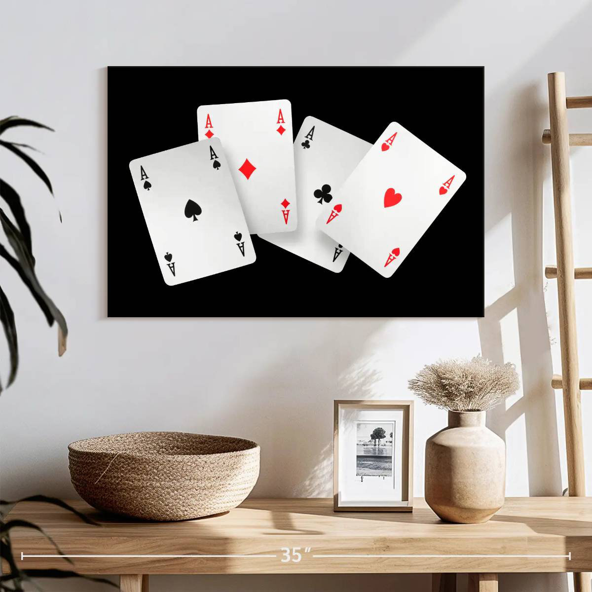 Ebern Designs 'Four Ace Cards | Wayfair
