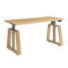 Latitude Run® Modern Light Oak wood Color Adjustable Height Rectangular ...