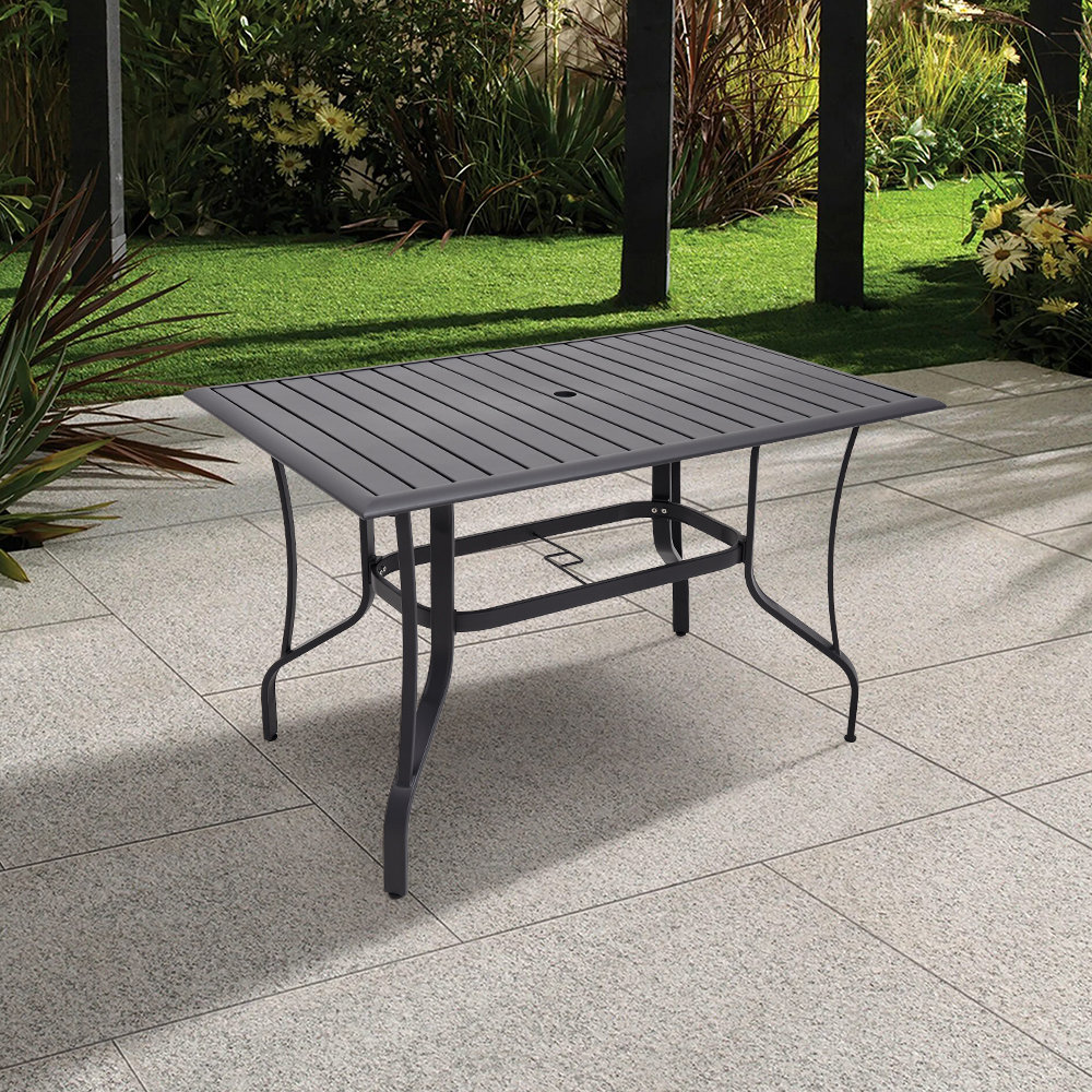 Brayden Studio Rectangular 4 - Person 120Cm L Outdoor Table | Wayfair.co.uk