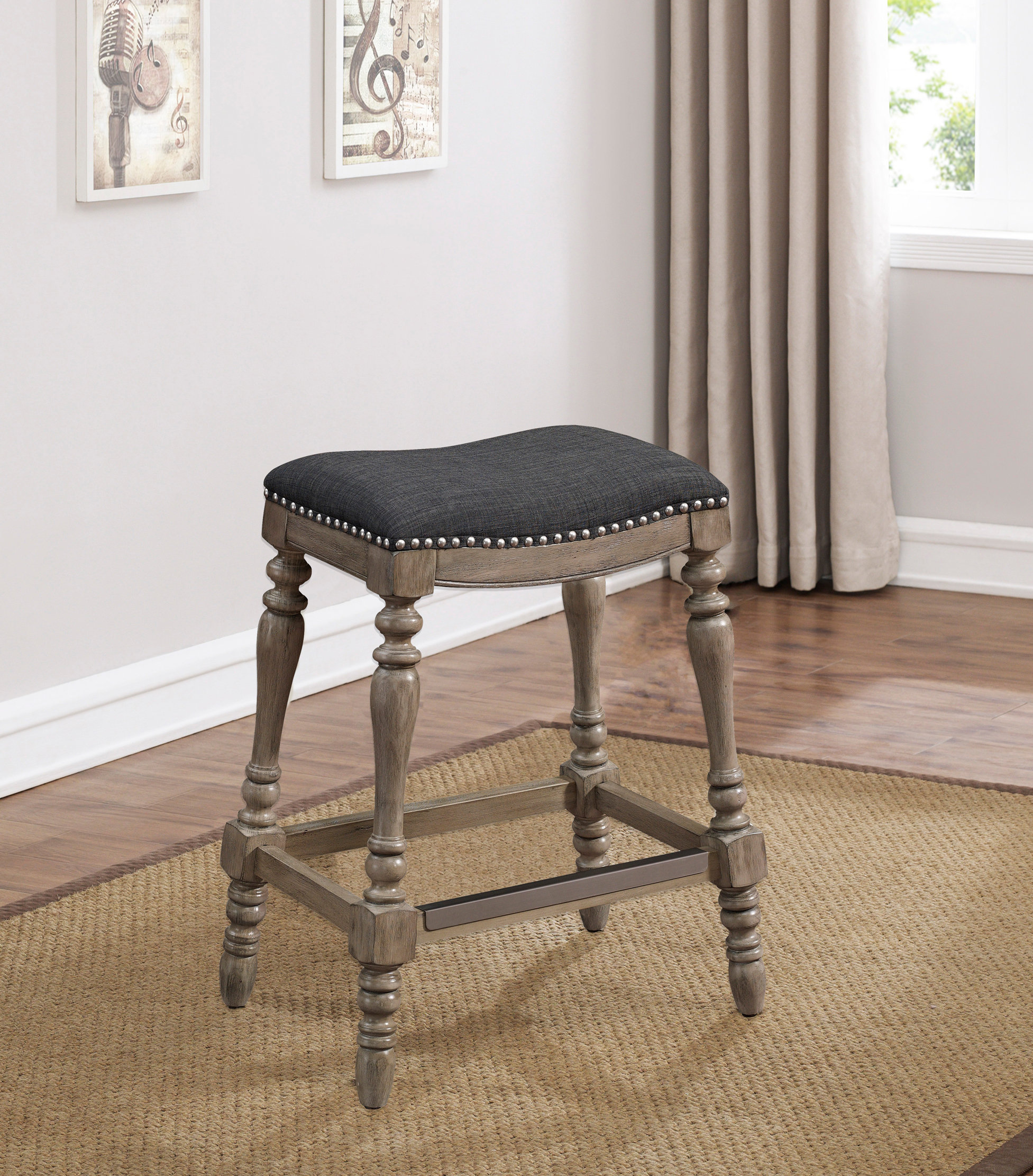 Red Barrel Studio Carolina Saddle Seat Counter Stool - Wayfair Canada