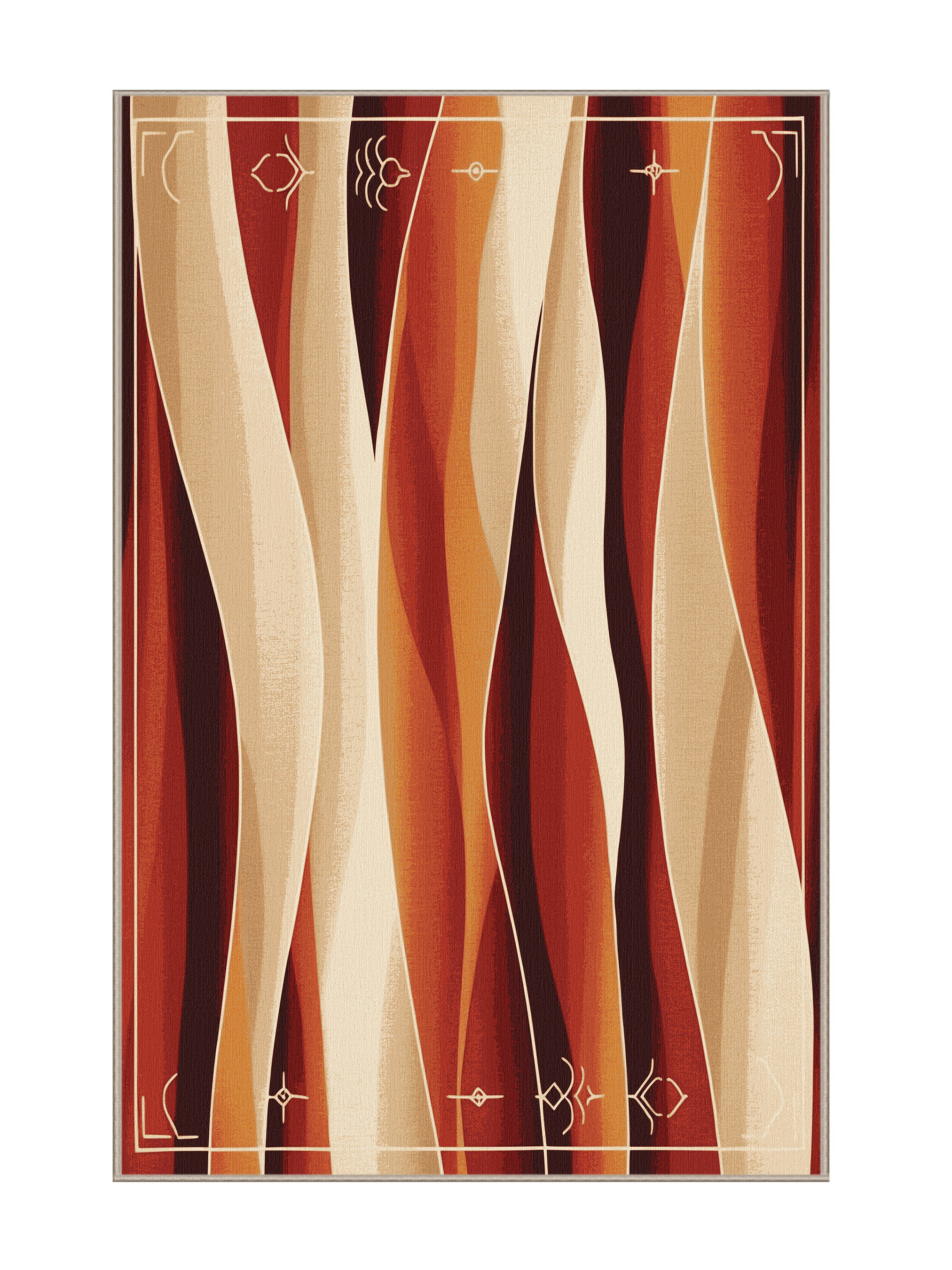 Wrought Studio™ Amber Echo Rug | Wayfair