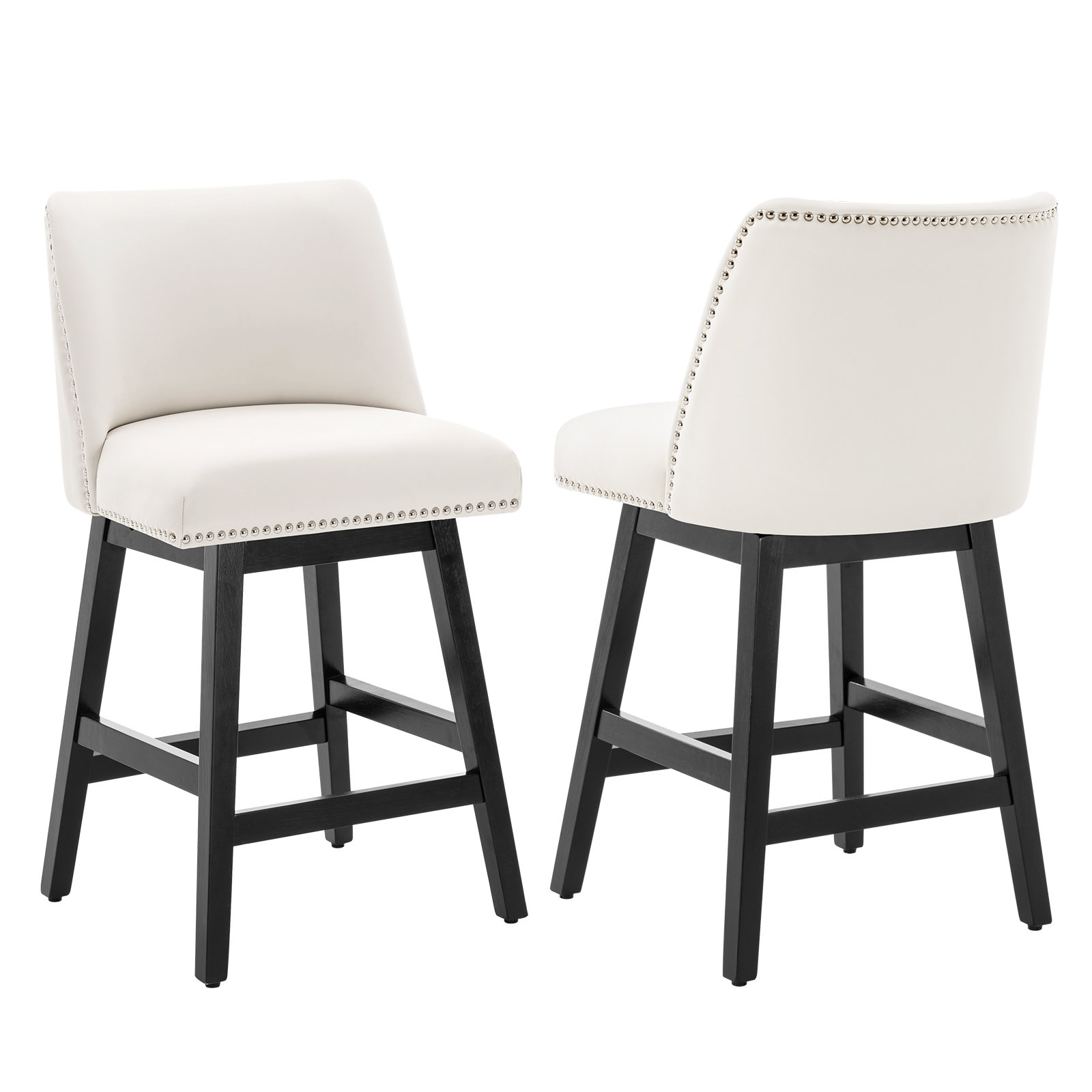 Corrigan Studio Lohyn Solid Wood 26" Counter Stool & Reviews - Wayfair ...