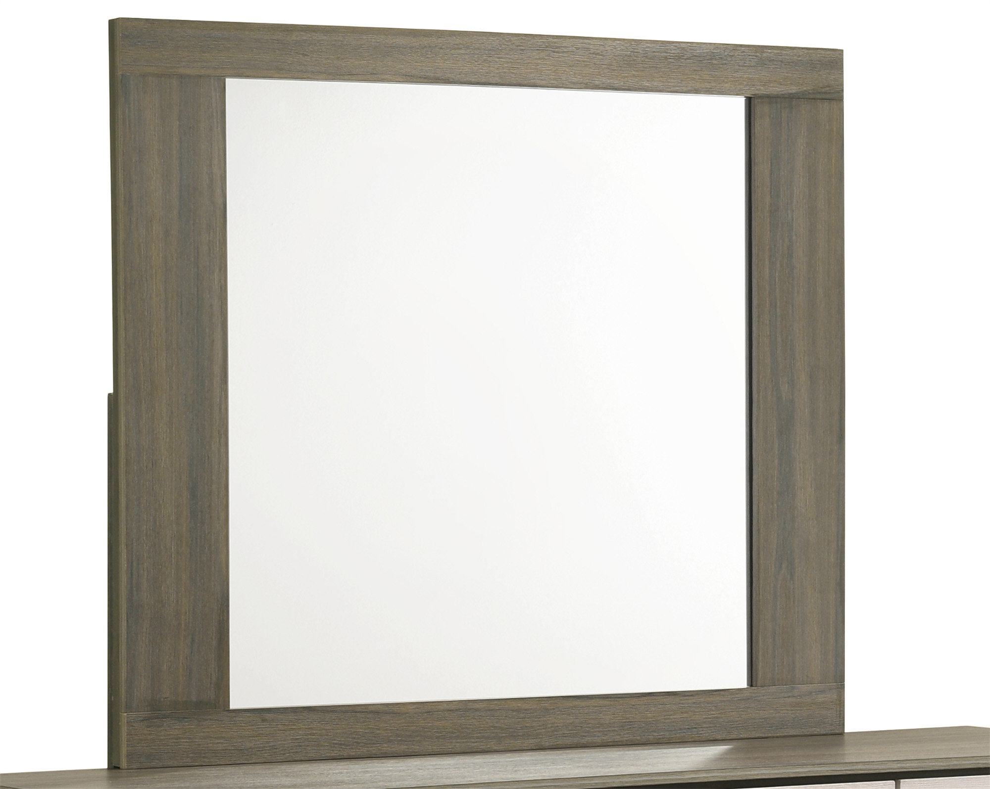 Latitude Run® Gem Modern Style Mirror Made With Wood In Beige & Brown ...