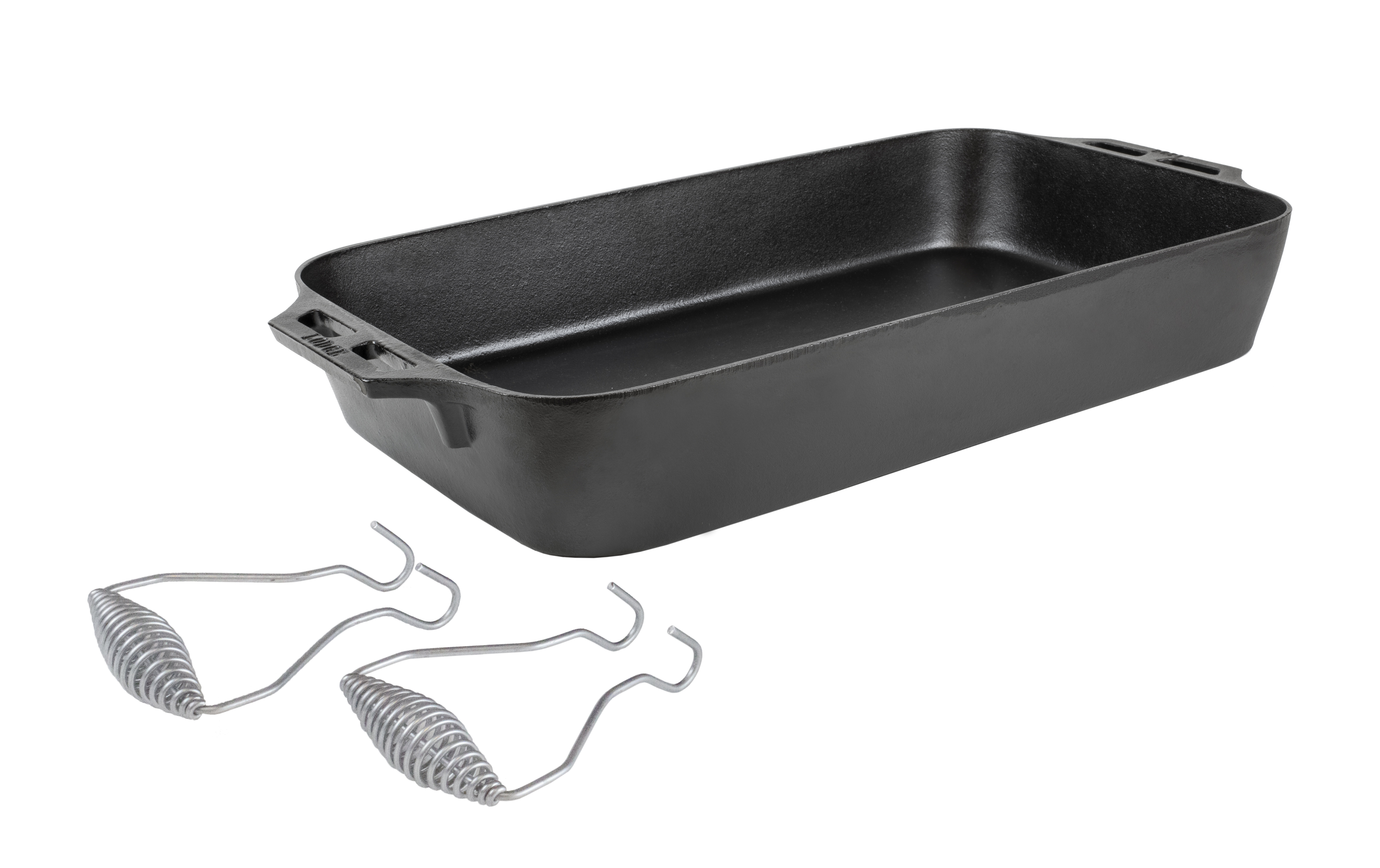 Lodge 22.6 in. Cast Iron Roasting Pan & Reviews | Wayfair