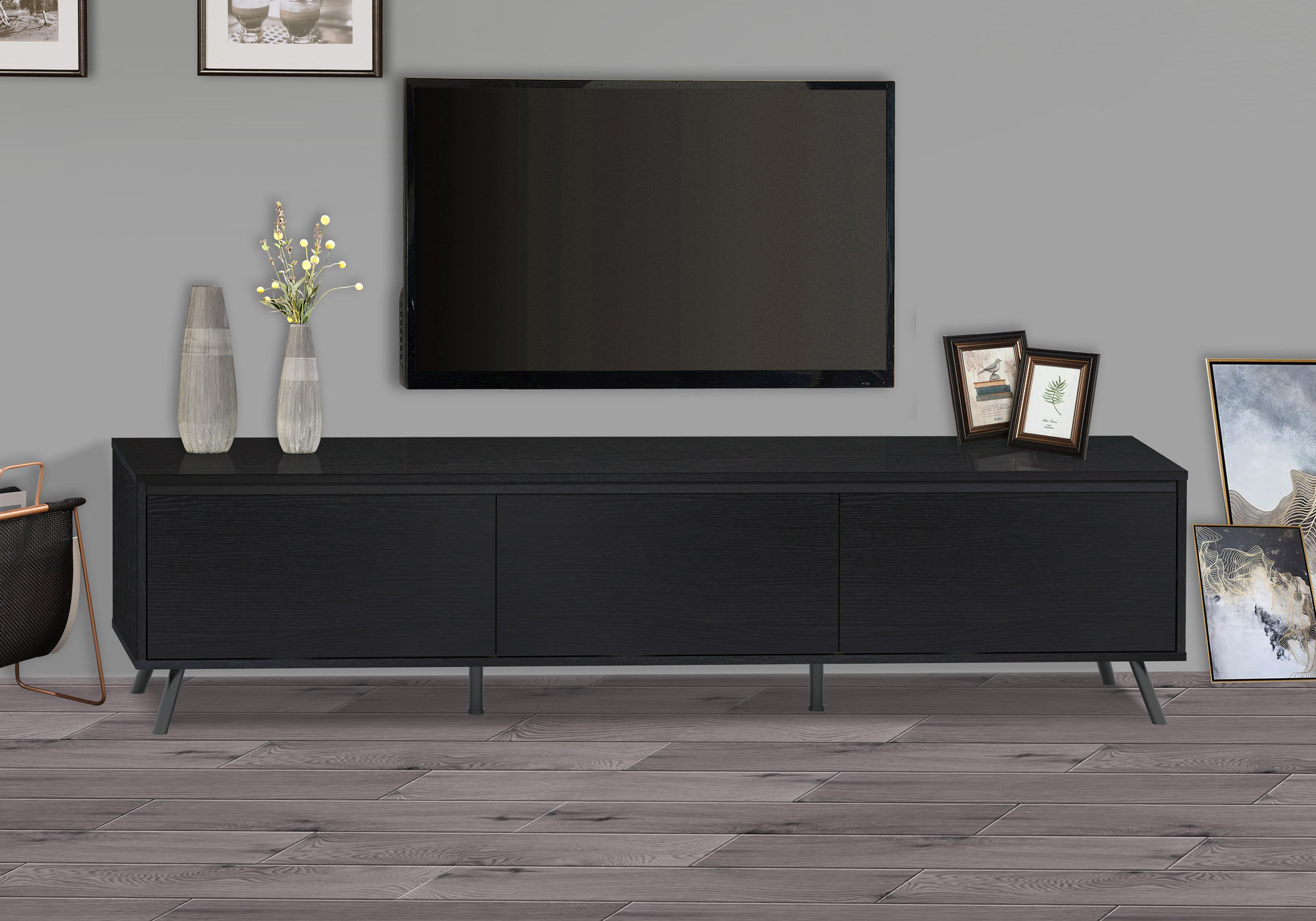 George Oliver Modern Media Console - Sleek TV Stand For Living Room ...