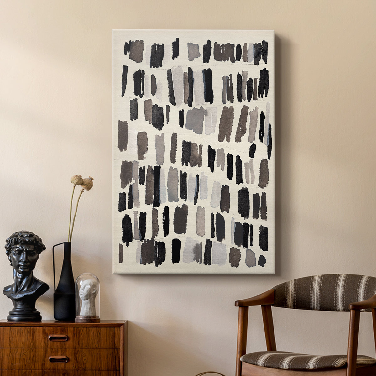Latitude Run® Chalk and Flint III -Custom Wrapped Gallery Cavas ...