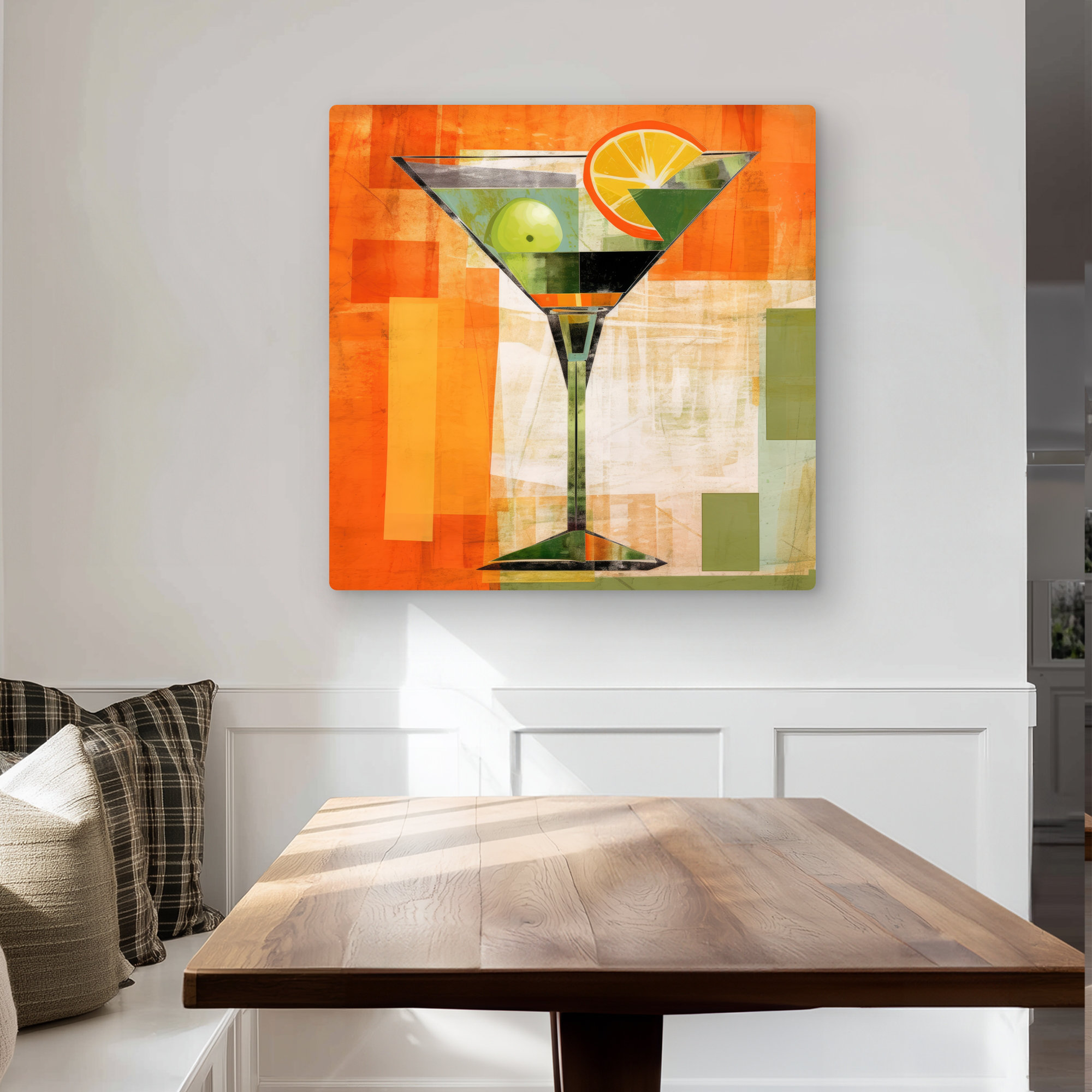 Begin Edition International Inc. Cocktail - Minimalist Abstract Metal ...