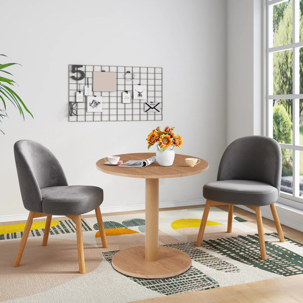 Latitude Run® Haben Round Pedestal Dining Table & Reviews | Wayfair