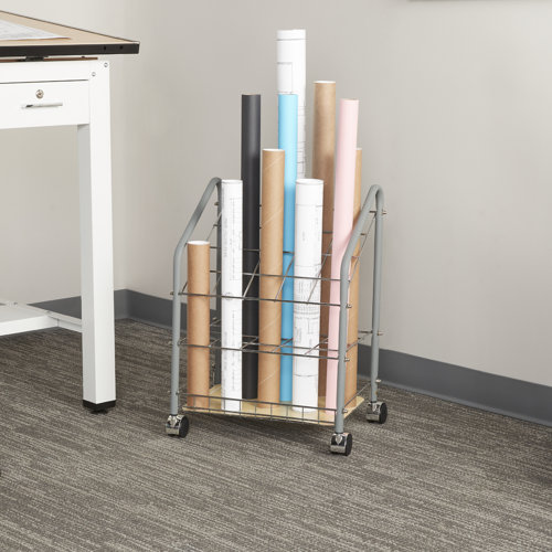 Safco Products Wire Roll File Filing Cart & Reviews | Wayfair