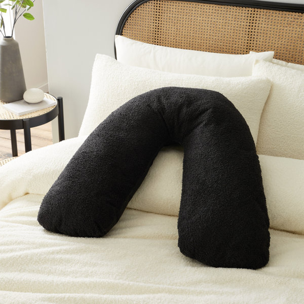 Catherine Lansfield Soft Boucle Soft Warm V Shaped Sleep Cushion Pillow ...