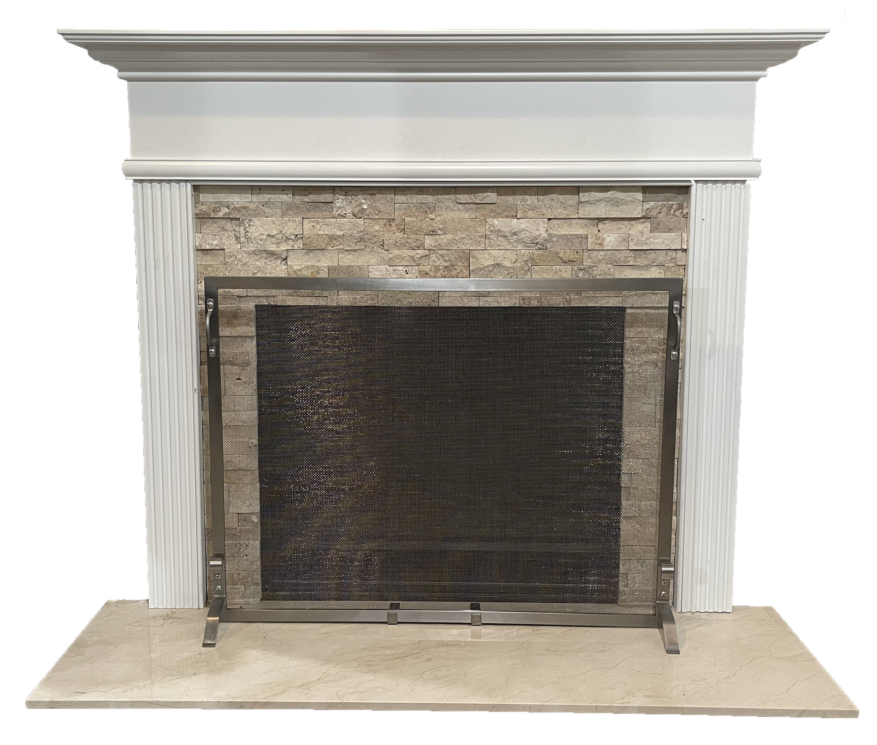 Charlton Home Fireplace Panel Screen - Wayfair Canada