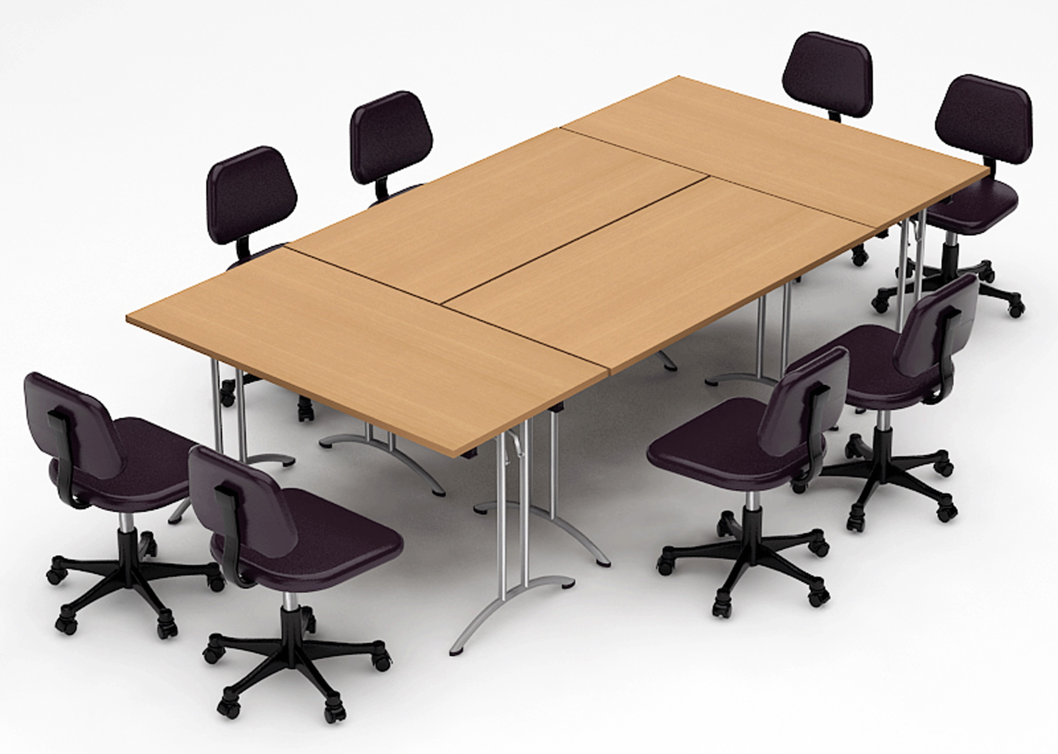 Latitude Run® Beckfield Rectangular Conference Table | Wayfair