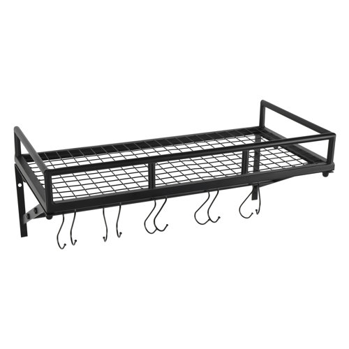 Wall Mounted Pot Racks You'll Love | Wayfair