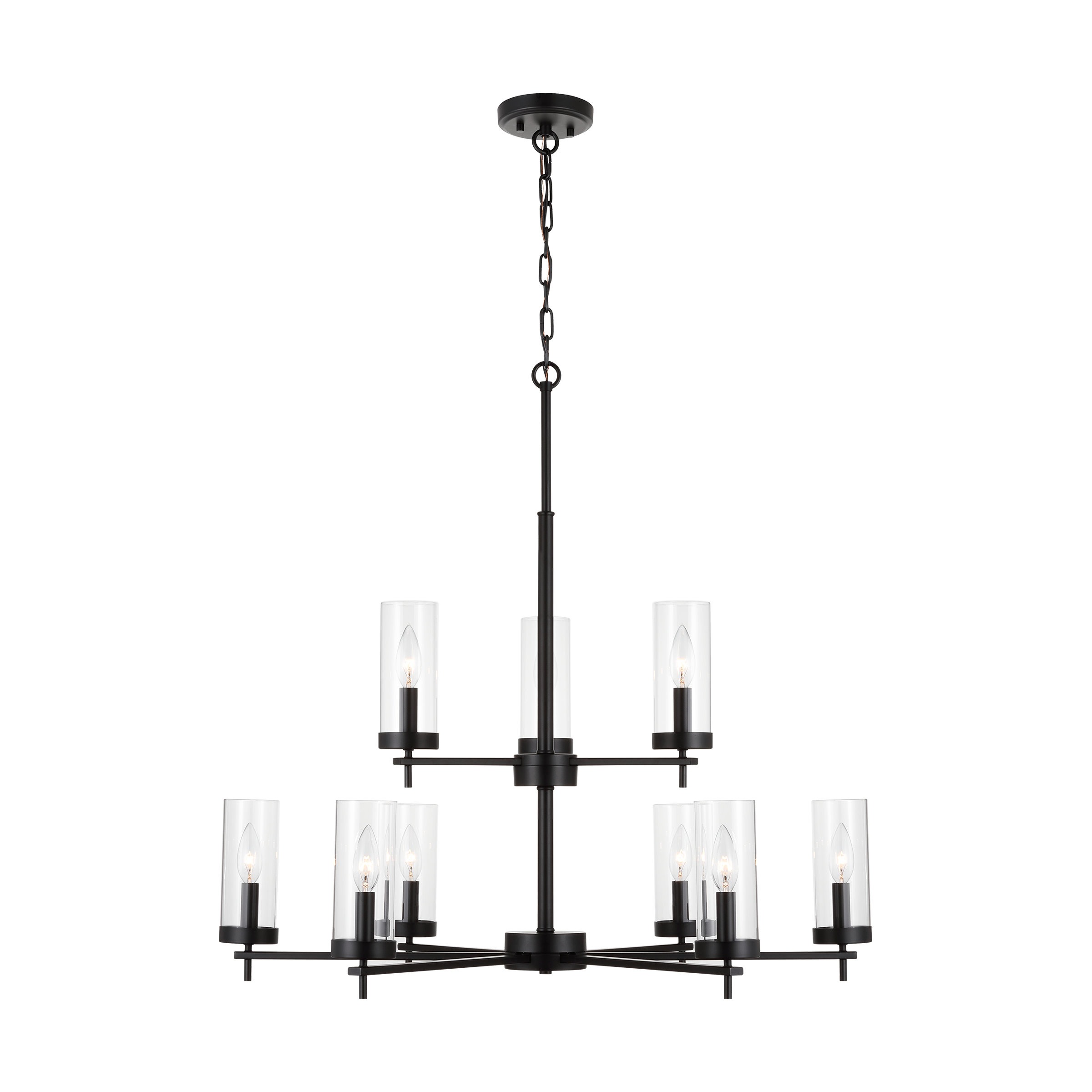 Wade Logan® Bastidas 9 - Light Shaded Tiered Chandelier "& Reviews ...