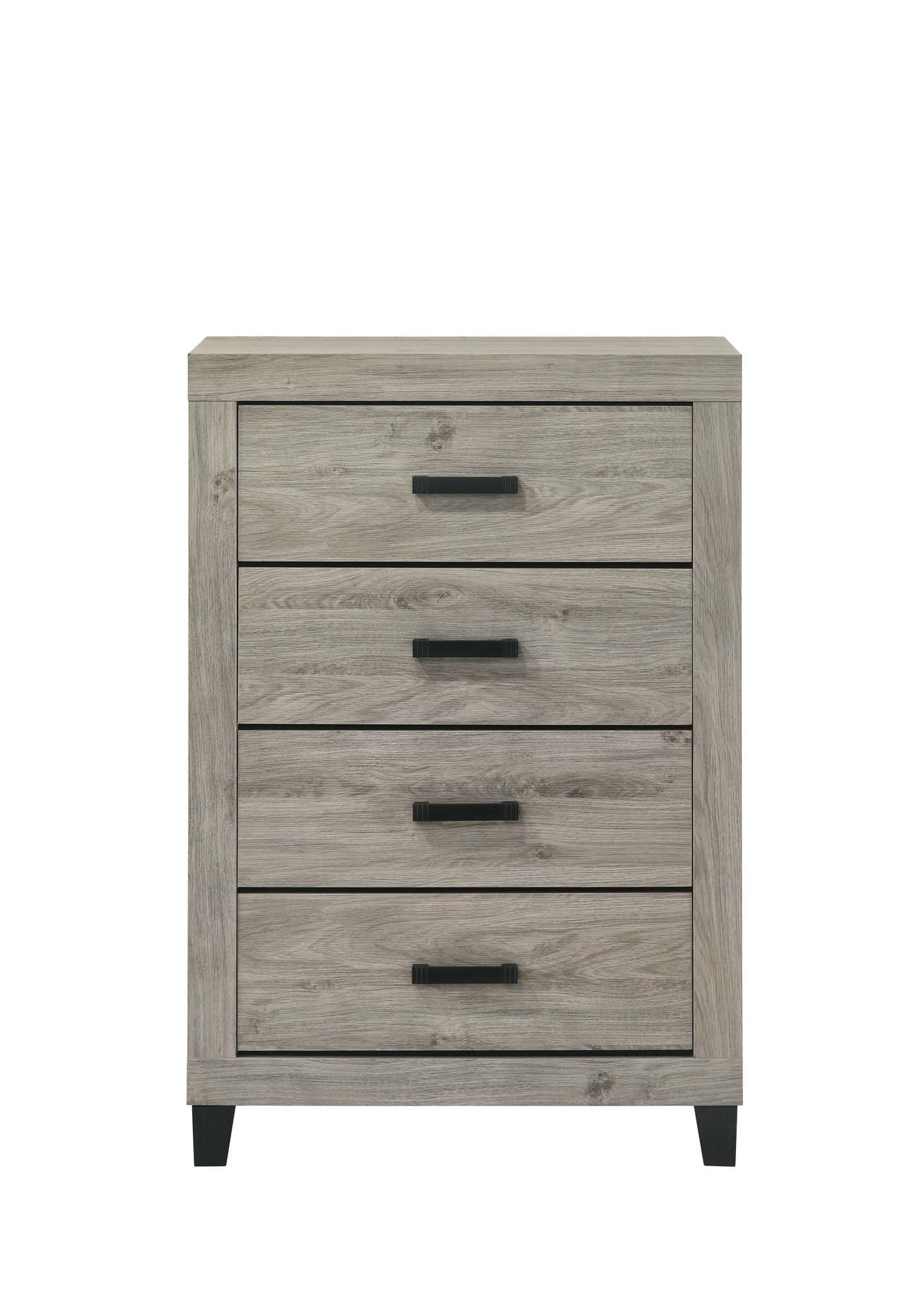Gracie Oaks Mari Light Gray Finish Chest | Wayfair