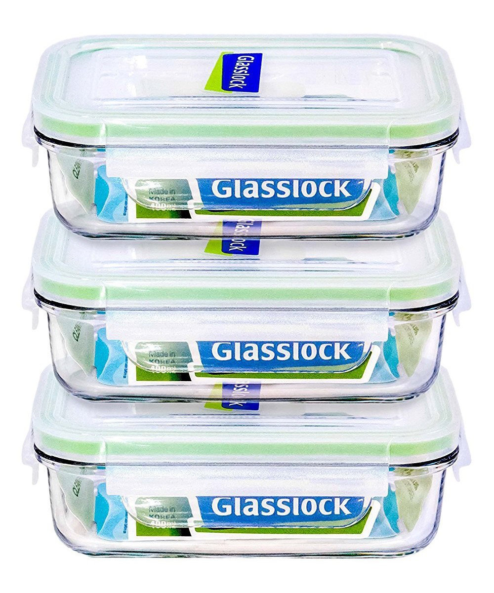 Glasslock Glass Food Storage - Set of 3 Containers and 3 Lids & Reviews ...