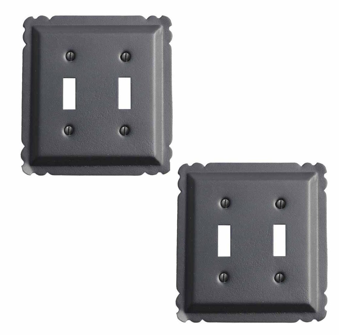 The Renovators Supply Inc. Switchplate Double Light Switch Wall Plate ...