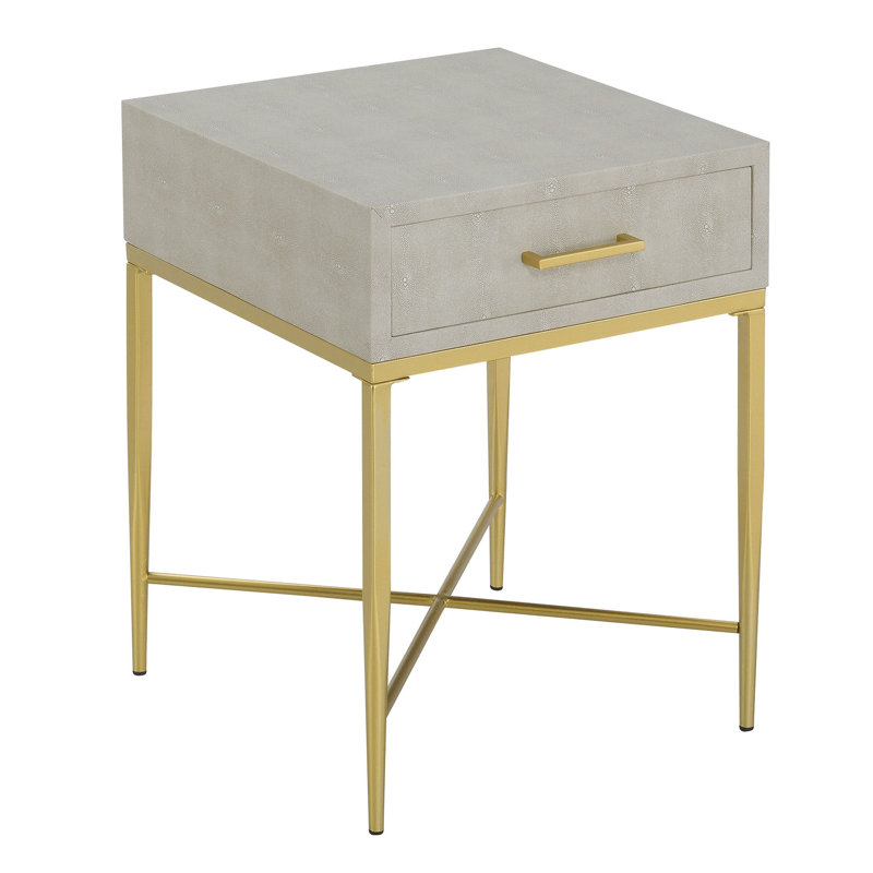 Everly Quinn Hesson End Table with Storage & Reviews | Wayfair