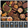 SKOK 4 Burner Gas Griddle-Outdoor Propane Griddle-BTU Propane Fuelled ...