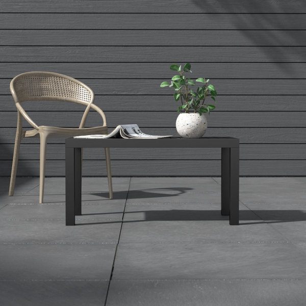George Oliver Brette Rectangular Outdoor Coffee Table & Reviews ...