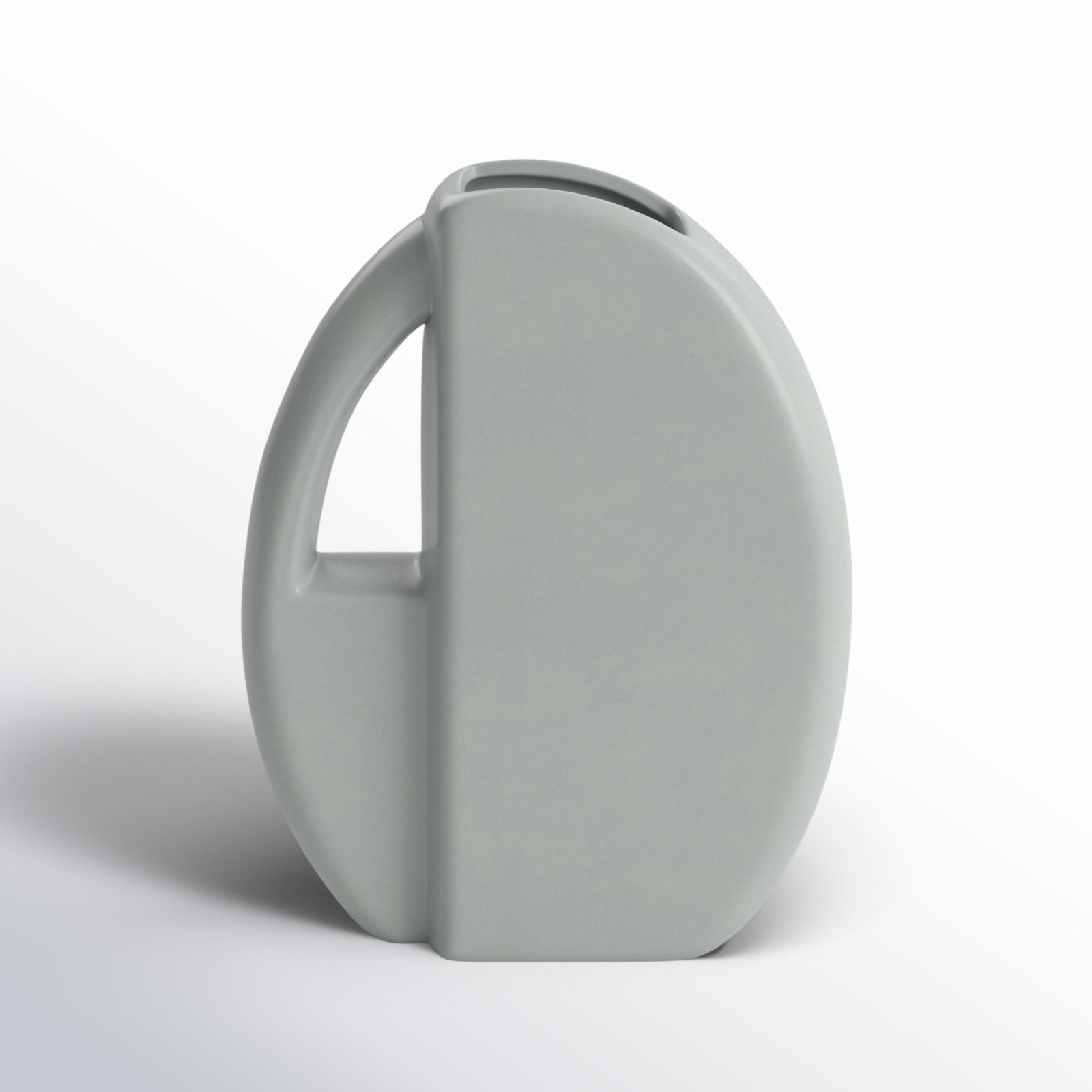 AllModern Artistic Ceramic Gray Watering Can Vase | Wayfair