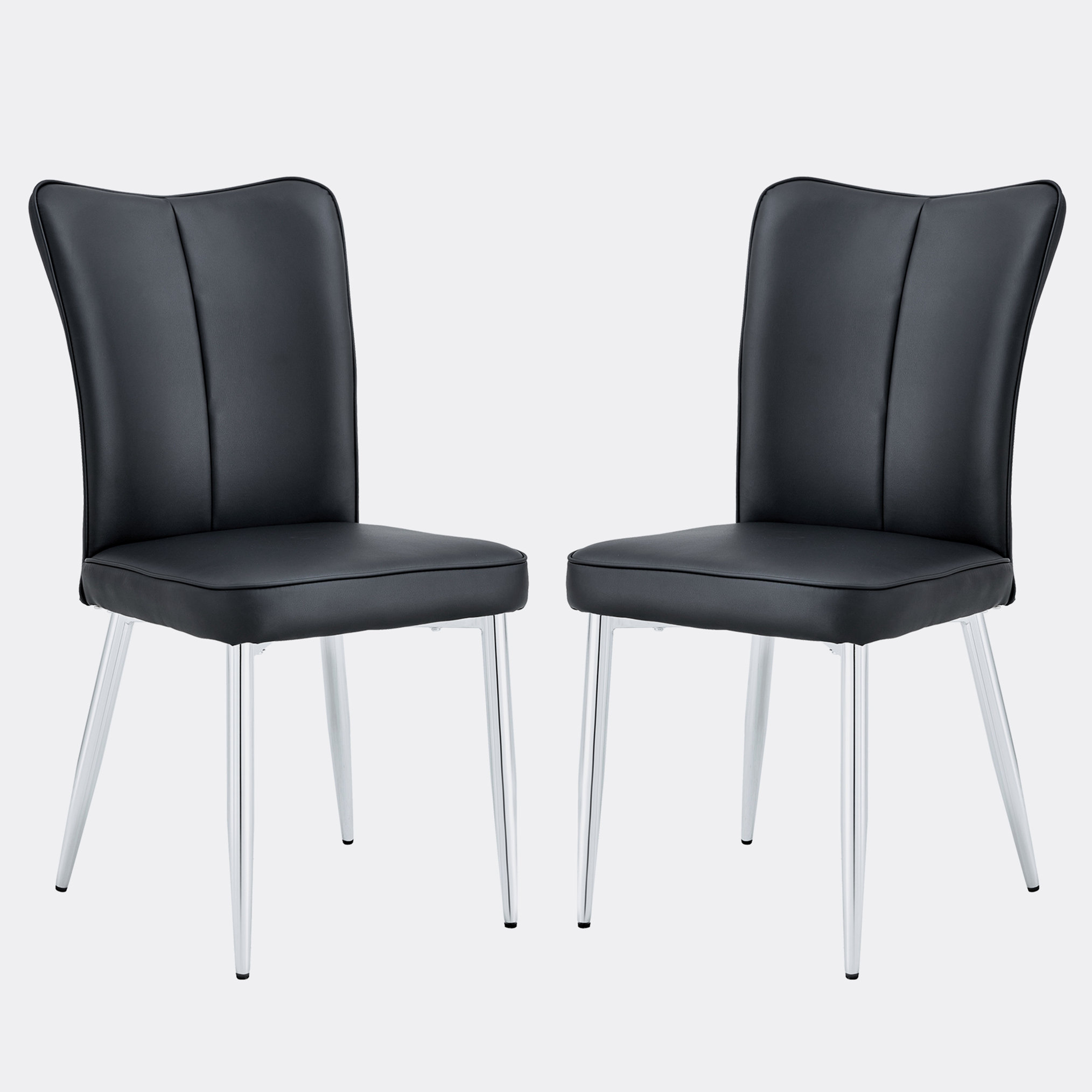 Ivy Bronx Lambart Metal Upholstered Back Side Chair Dining Chair | Wayfair