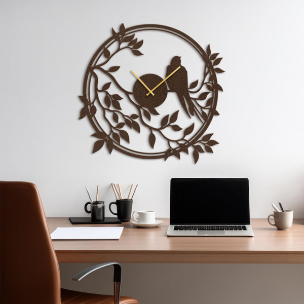 SIGNLEADER Metal Wall Clock | Wayfair