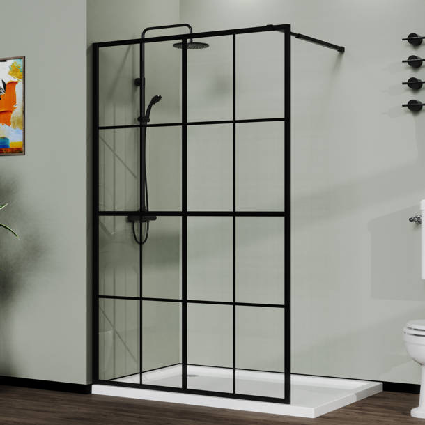 Zipcode Design™ Cyrus 48'' W x 72'' H Single Sliding Framed Shower Door ...