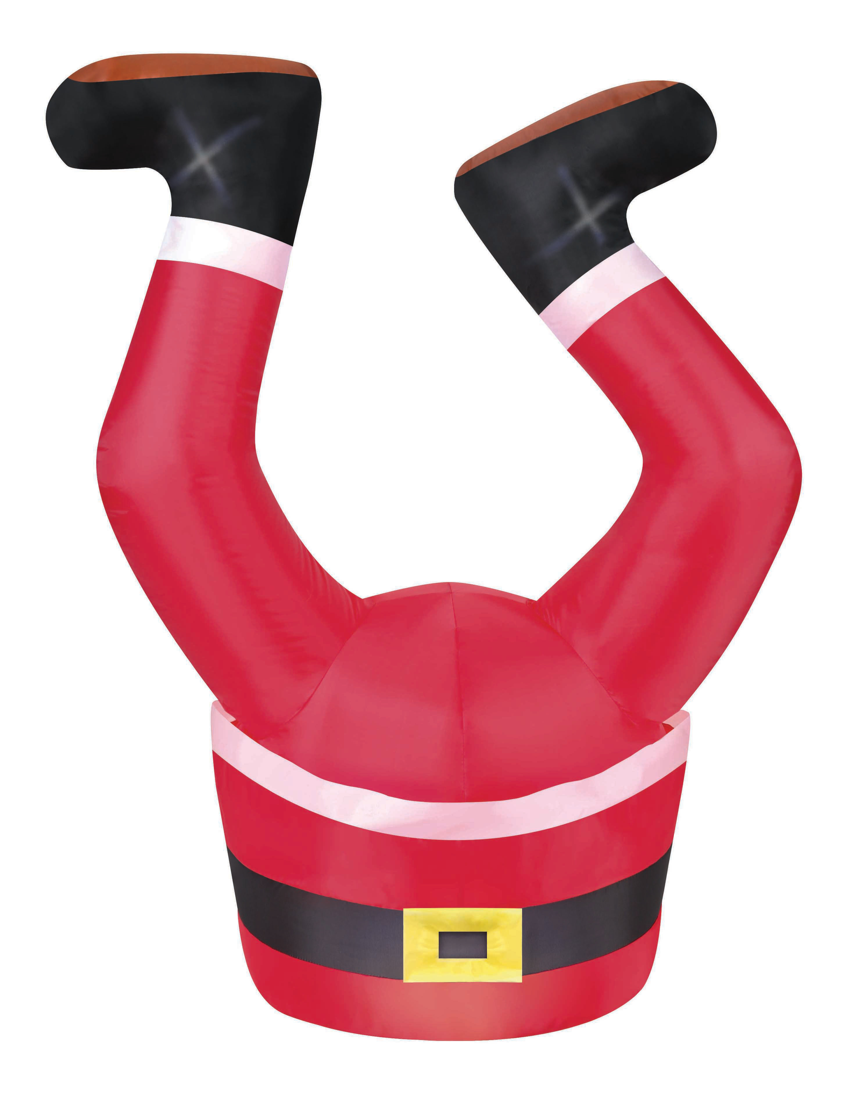 The Holiday Aisle® Christmas Santa Legs Inflatable & Reviews | Wayfair