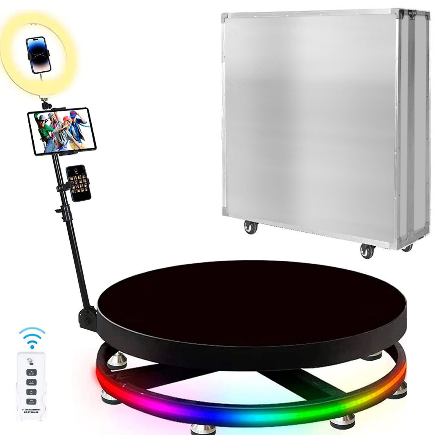 Tops 360 Photo Booth Selfie 360 Video Booth 360 Platform Automatic 360 ...