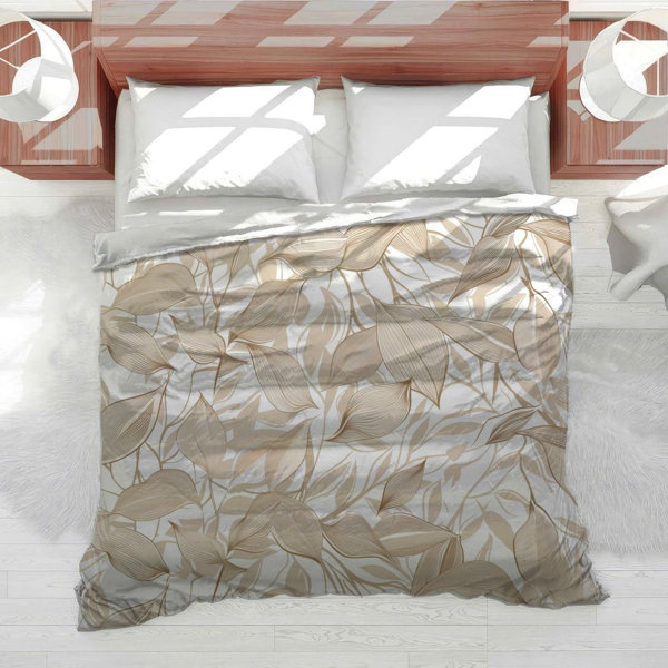 VisionBedding Earthy Tones Bedding Cool Pattern Comforter Calming | Wayfair