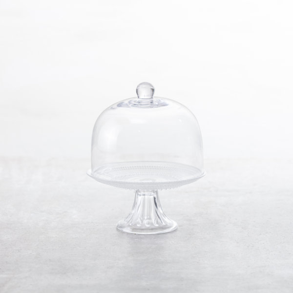 Fortessa Jupiter Glass Dome Small - fits 8.5" Cake Stand & Reviews ...