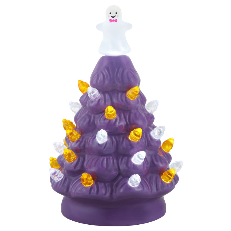 Mr. Halloween Mini Halloween Trees - Purple | Wayfair