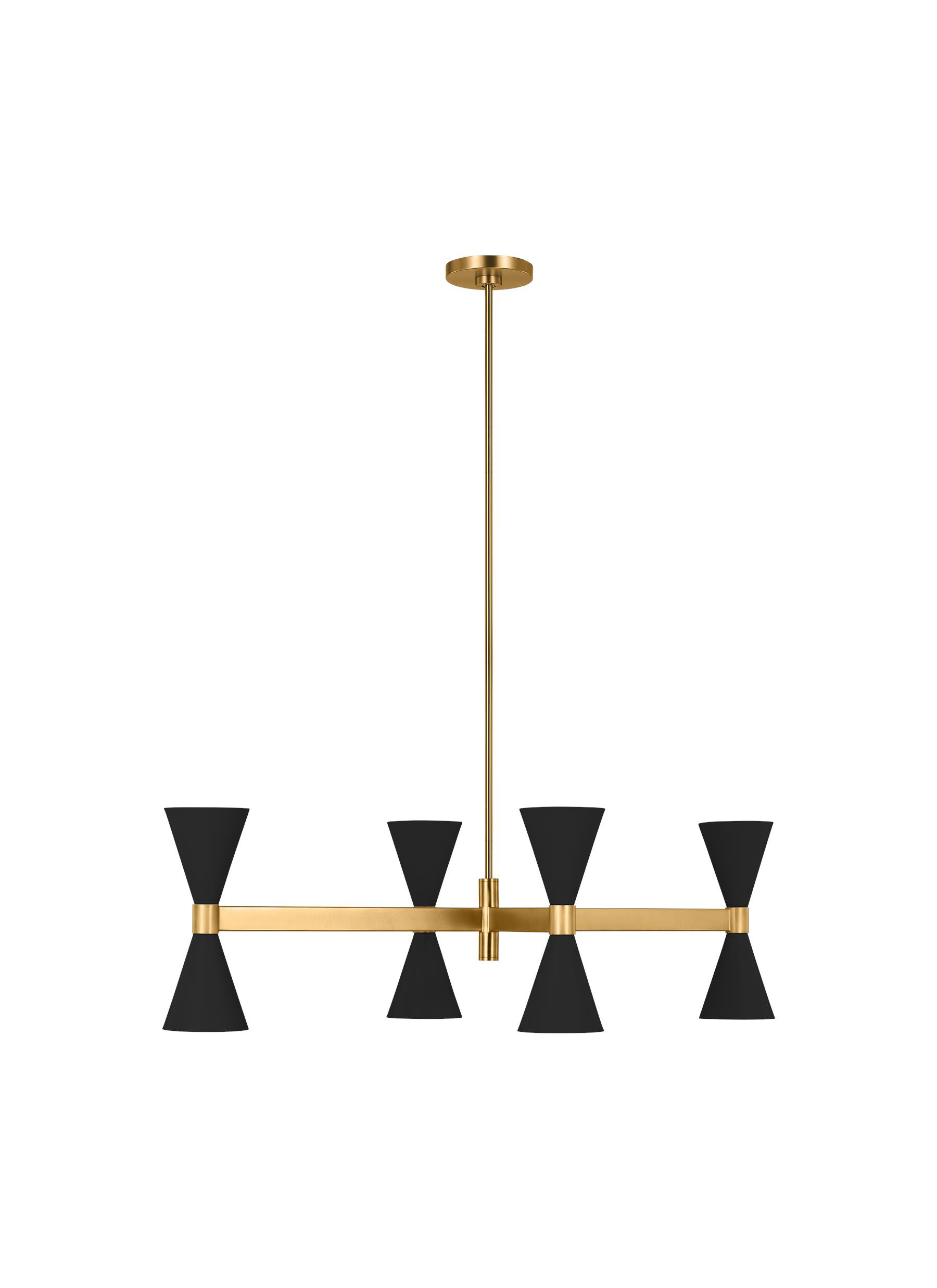 Visual Comfort Studio Albertine 8 - Light Linear Chand Chandelier ...