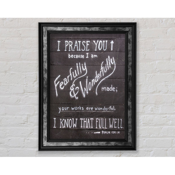 Bright Star I Praise You - Single Picture Frame Print | Wayfair.co.uk