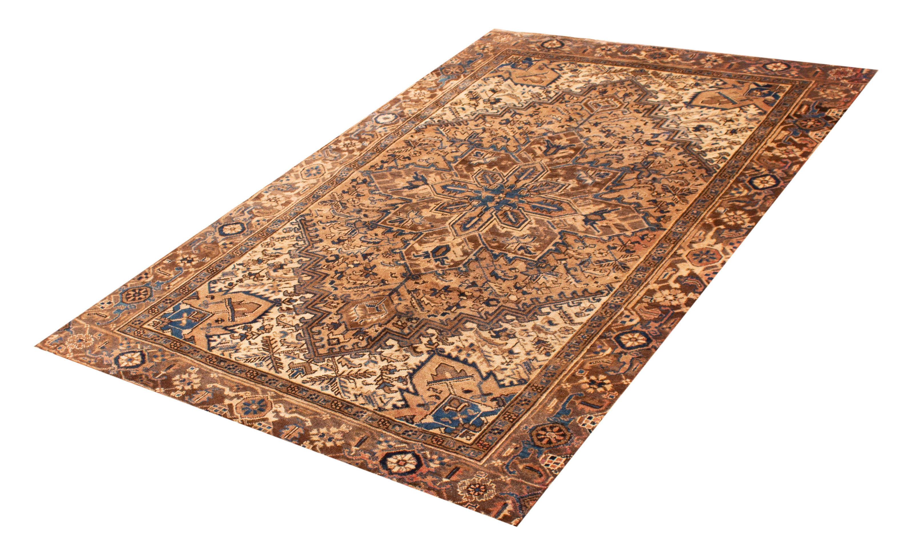 Bloomsbury Market One-of-a-kind Sarabi Tan Wool Rug 6'2" x 9'0" | Wayfair