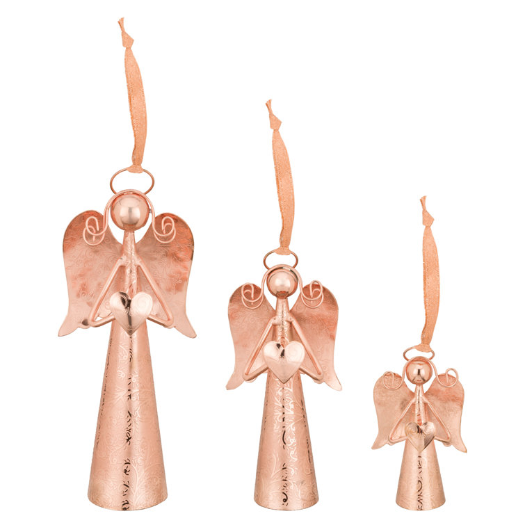 Regal Art & Gift Rose Gold Angel Bell Bundle - Wayfair Canada