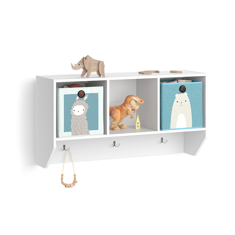 Isabelle & Max Gros 107.2Cm Cube Unit in White | Wayfair.ie