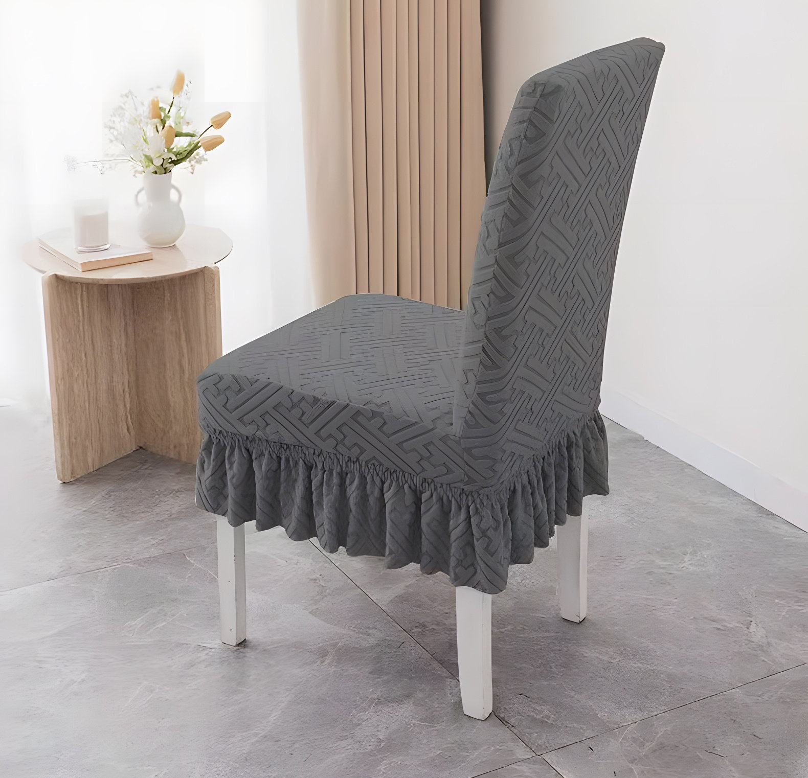House of Hampton® Thickened Dining Table Chair Cover Set - Stool Cover ...