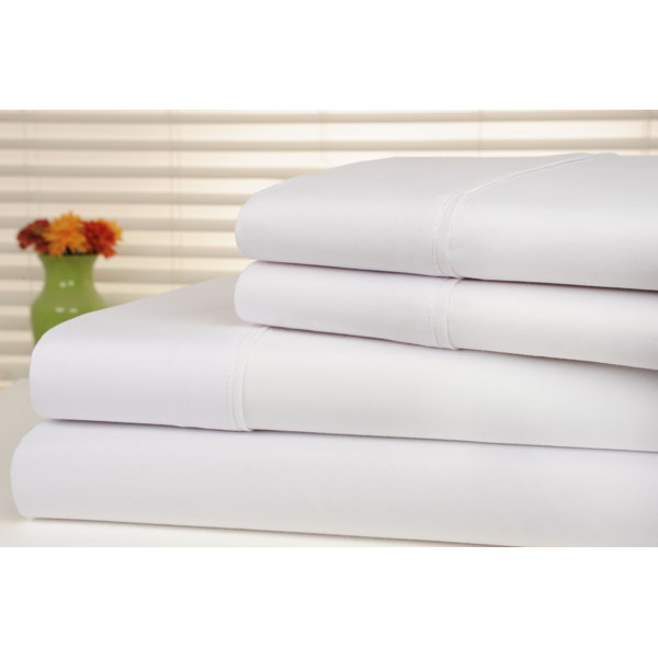 Bamboo Comfort Bamboo 1800 Thread Count 4 Piece Luxury Solid Sheet Set ...
