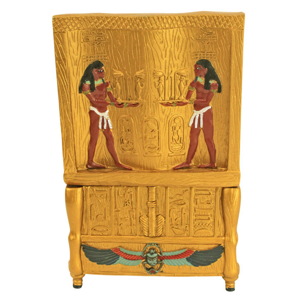 Design Toscano King Tut's Golden Throne Treasure Box & Reviews | Wayfair
