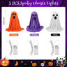 The Holiday Aisle® (Timer) Halloween Decoration Outdoor, Set Of 3 DIY ...
