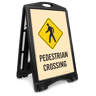 SmartSign Pedestrian Crossing (With Symbol) Portable Sidewalk Sign ...