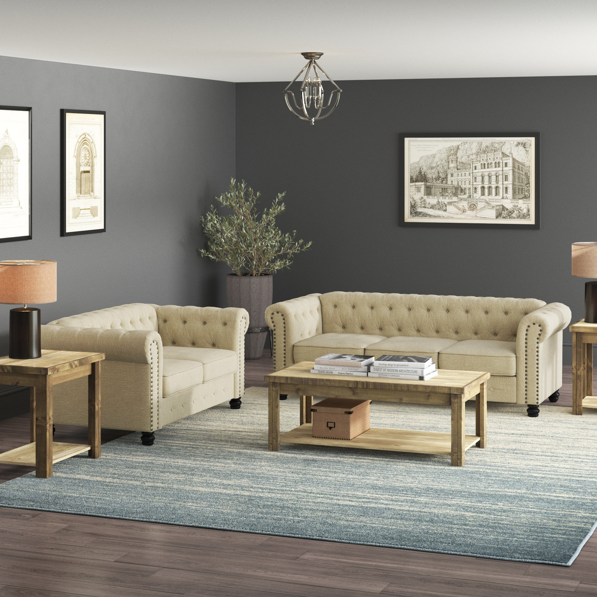 Greyleigh™ Croyd 2 Piece Living Room Set & Reviews | Wayfair