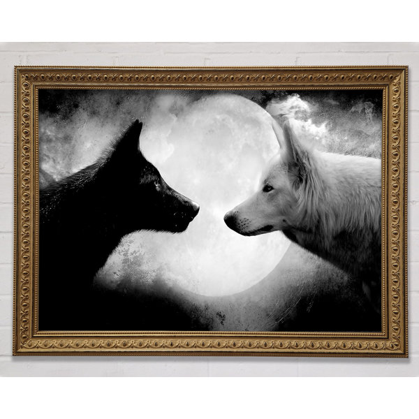 Union Rustic Moonlit Wolves - Single Picture Frame Art Prints | Wayfair ...