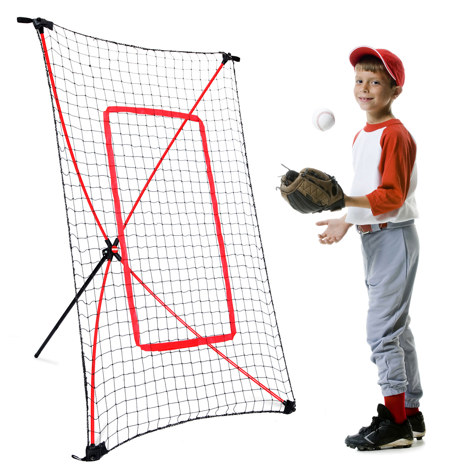 Net Playz Baseball Kids Training Net - Pitch Back, Fielding Practice ...