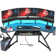 Inbox Zero Berlanga Gaming Desk with Power Outlet & Led Strip, Large ...