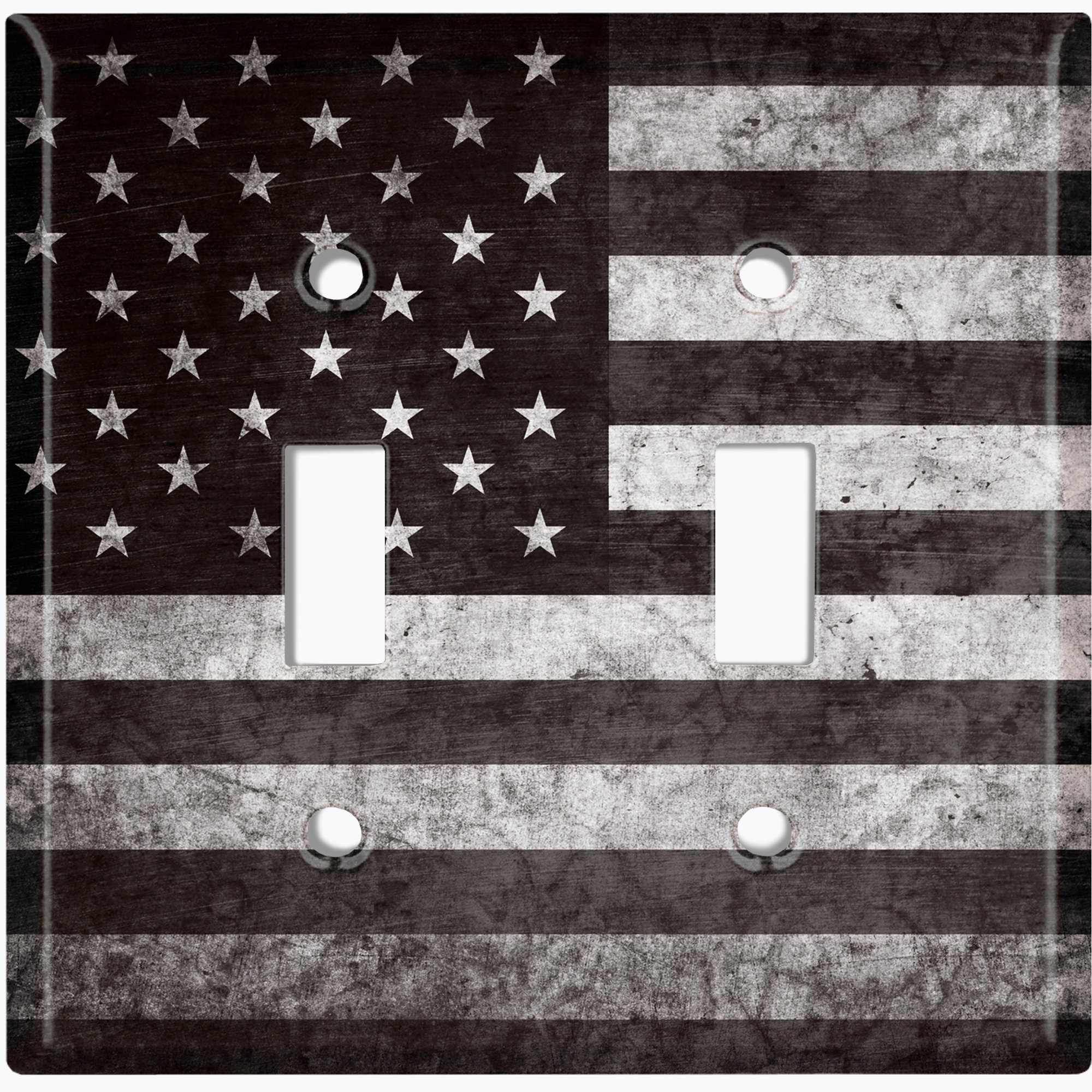 WorldAcc US Flag 2-Gang Toggle Light Switch Wall Plate | Wayfair