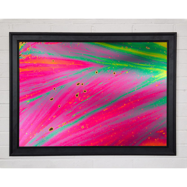 Ivy Bronx Neon Colours Diffused Framed Print | Wayfair.co.uk