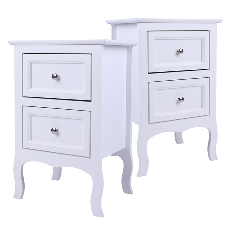 Lark Manor™ Two Drawer Bedside Tables | Wayfair